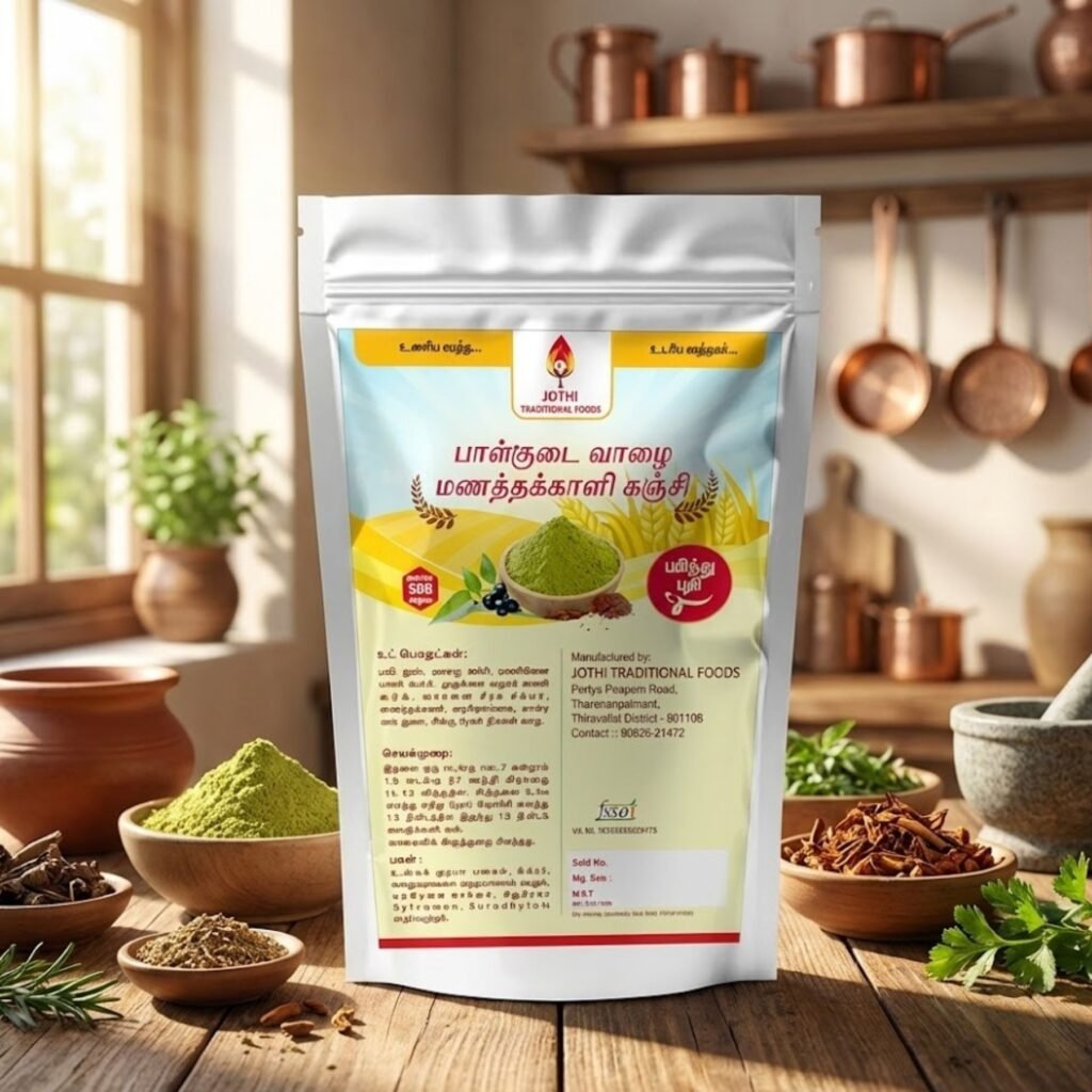 Paalkudai Vazhai & Manathakkali Kanji – 500g - Jothi Foods